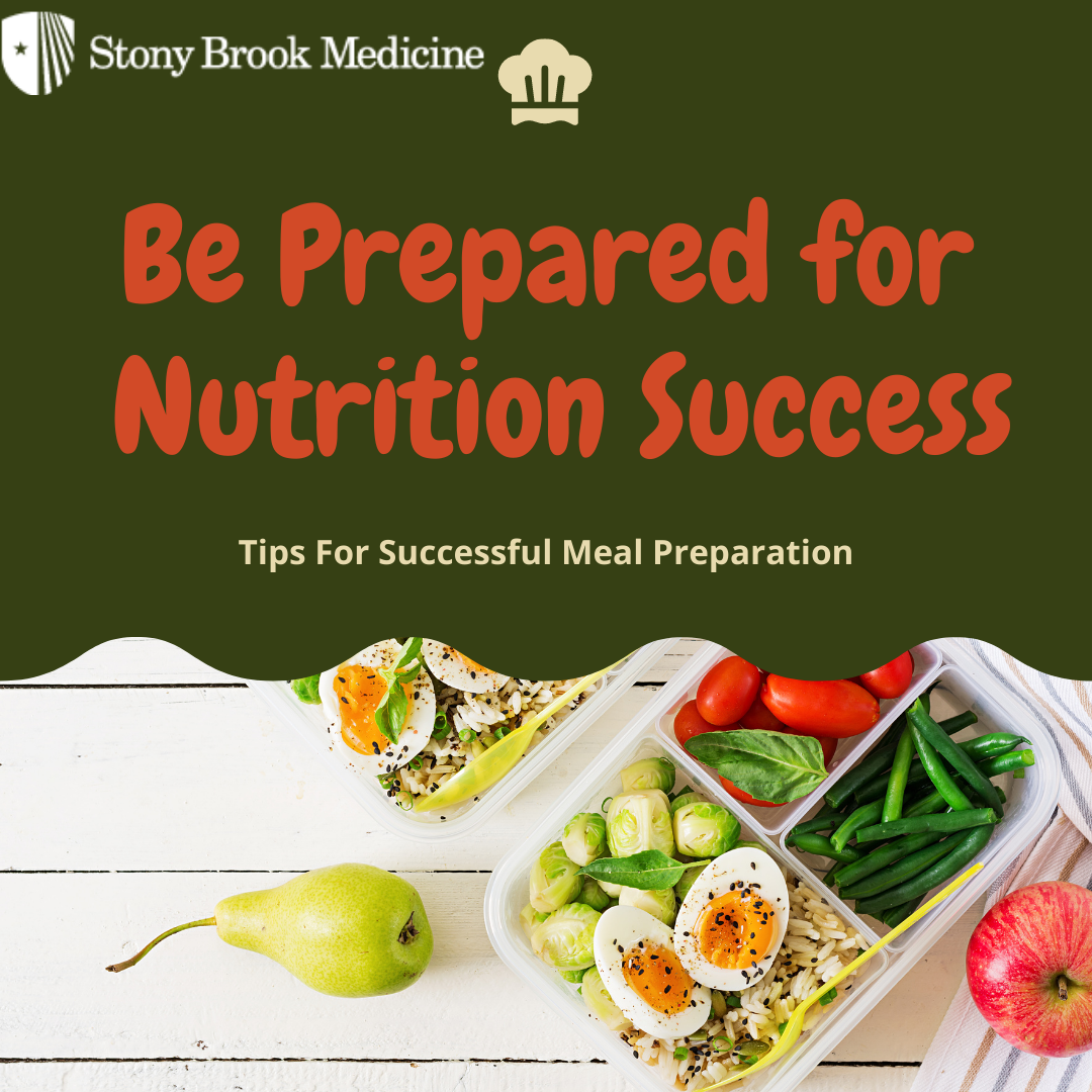 Be Prepared for Nutrition Success – Stony Brook Medicine Target Fitness